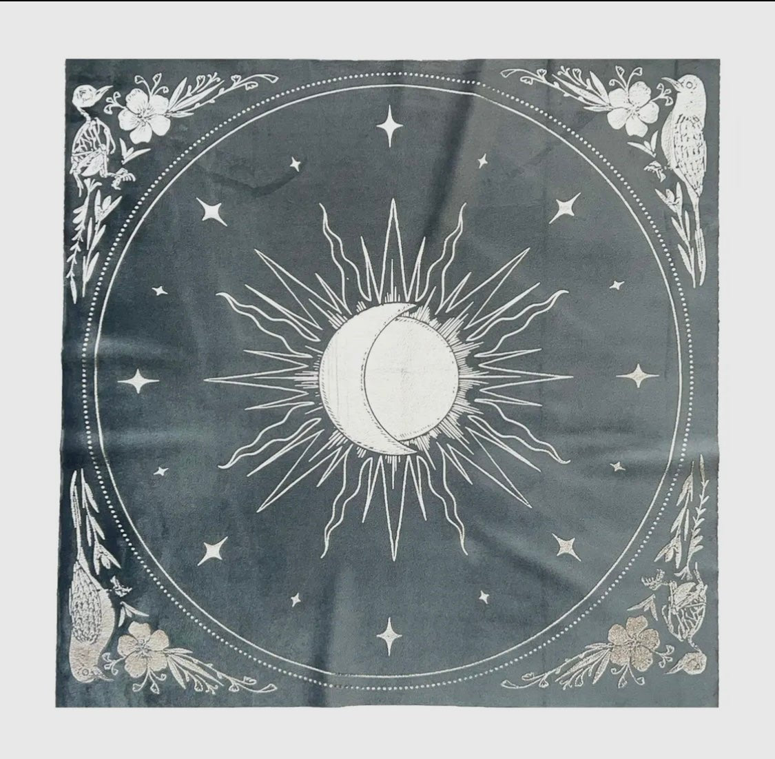 Icy Grey-Blue Celestial Altar Cloth By Amrit Brar (Toronto) – Witch Chest