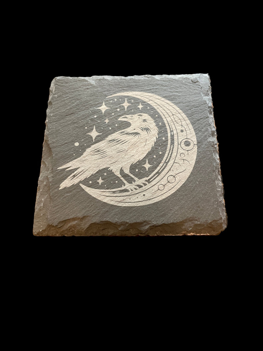 Raven Slate Altar Tile by Blaise the Witch – Witch Chest
