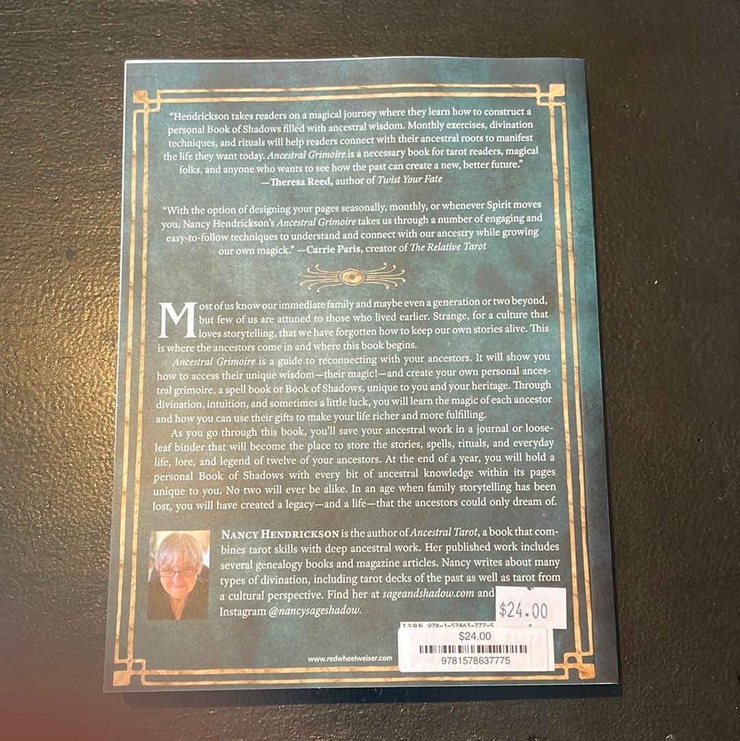 Ancestral Grimoire Book By Nancy Hendrickson – Witch Chest