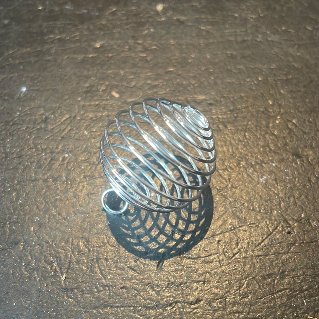 Large Cage For Tumbled Stones (Nickel Plated) – Witch Chest