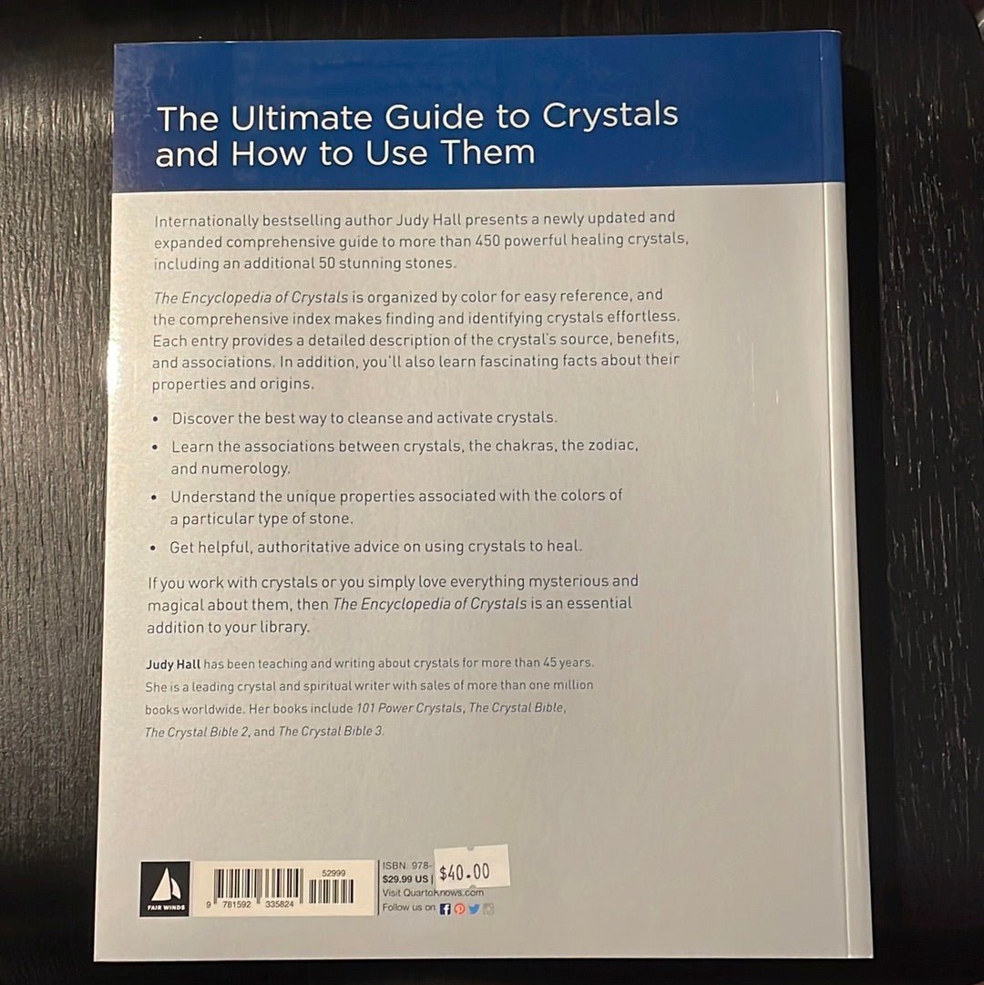 The Encyclopedia Of Crystals Book By Judy Hall – Witch Chest