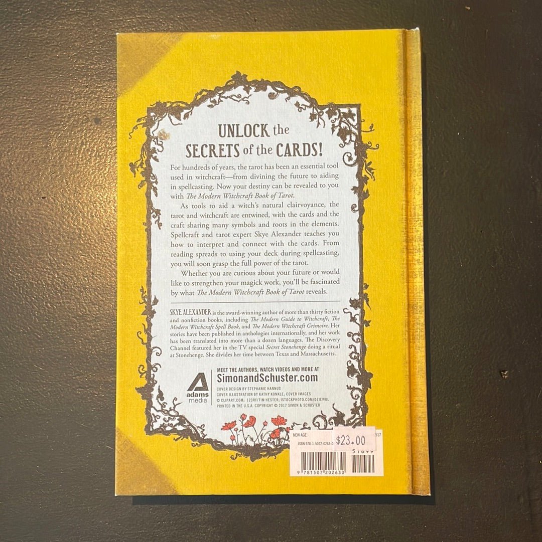 The Modern Witchcraft Book Of Tarot By Skye Alexander Witch Chest